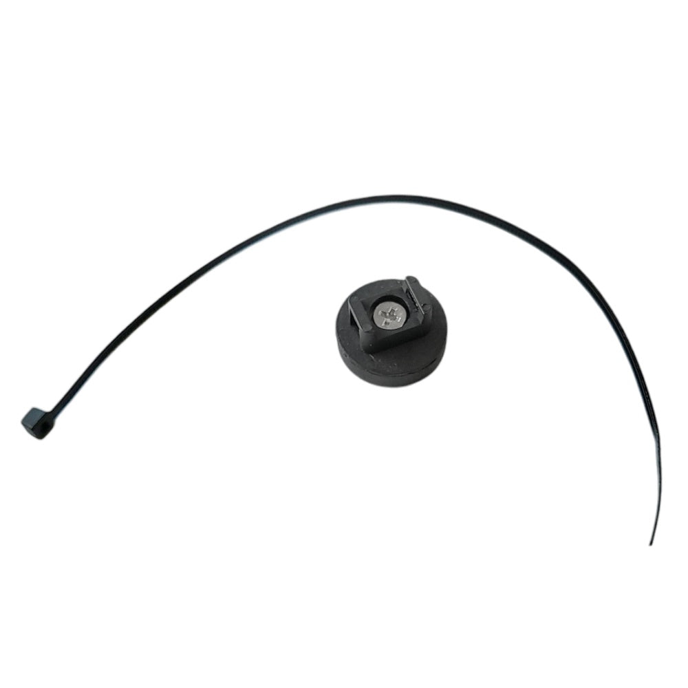 22mm Rubber Coated Pot Magnet with Cable Tie Mounting Kit