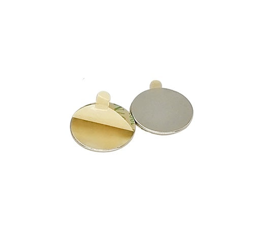 15mm x 1.5mm - 3M Self-Adhesive Neodymium Disc Magnet - North & South