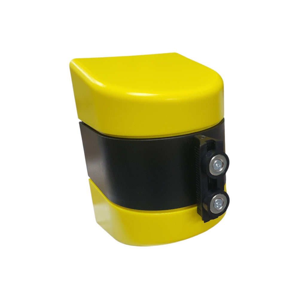 Magnetic Retractable Warning / Safety Barrier Belt - 10m | Yellow